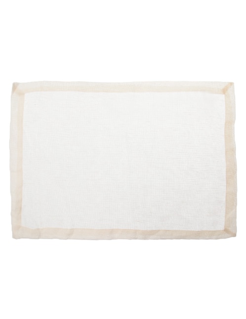 Mantel individual rectangular de lino N Narrative Italia 1