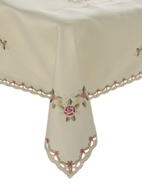 Mantel rectangular de poliéster Home Elegance Dominique 1