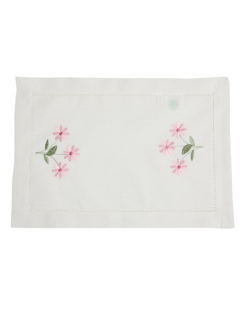 Mantel individual rectangular de poliéster Home Elegance Lavanda 1