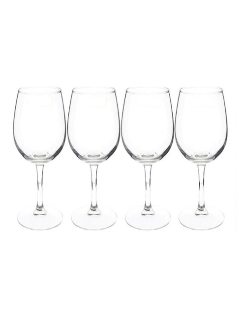 Set de copas para vino tinto Luminarc So Wine de vidrio 4 piezas 1