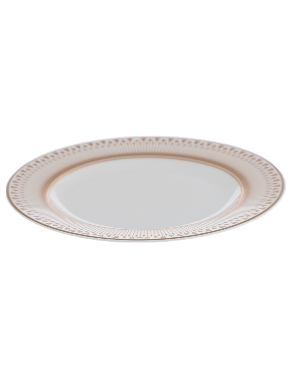 Plato trinche Bernardaud Soleil Levant de porcelana | Gran Barata