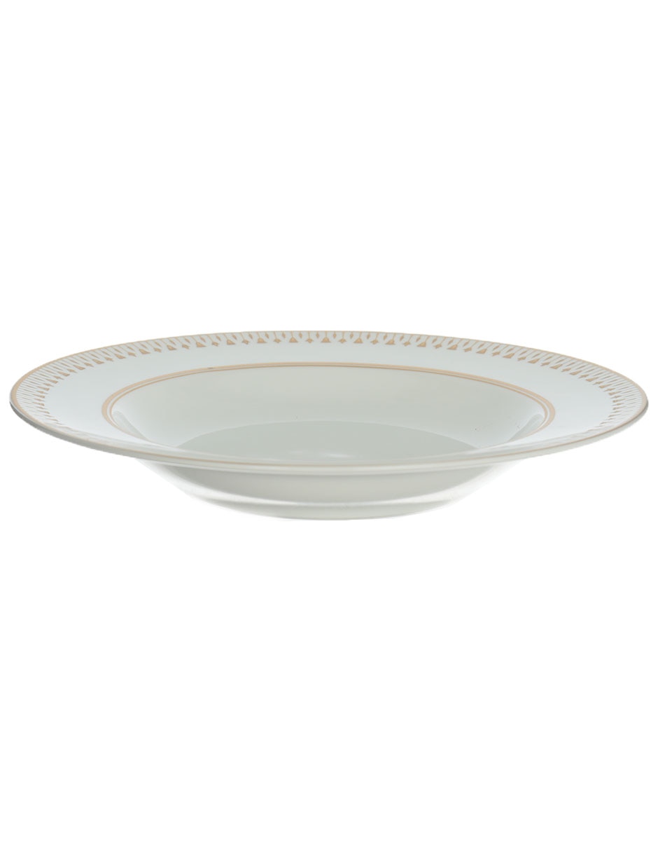 Plato trinche Bernardaud Soleil Levant de porcelana | Gran Barata